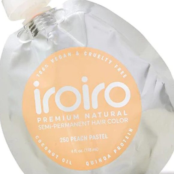 iroiro | Hair | 8oz Iroiro 25 Peach Pastel Vegan Crueltyfree Semipermanent Hair Color | Poshmark